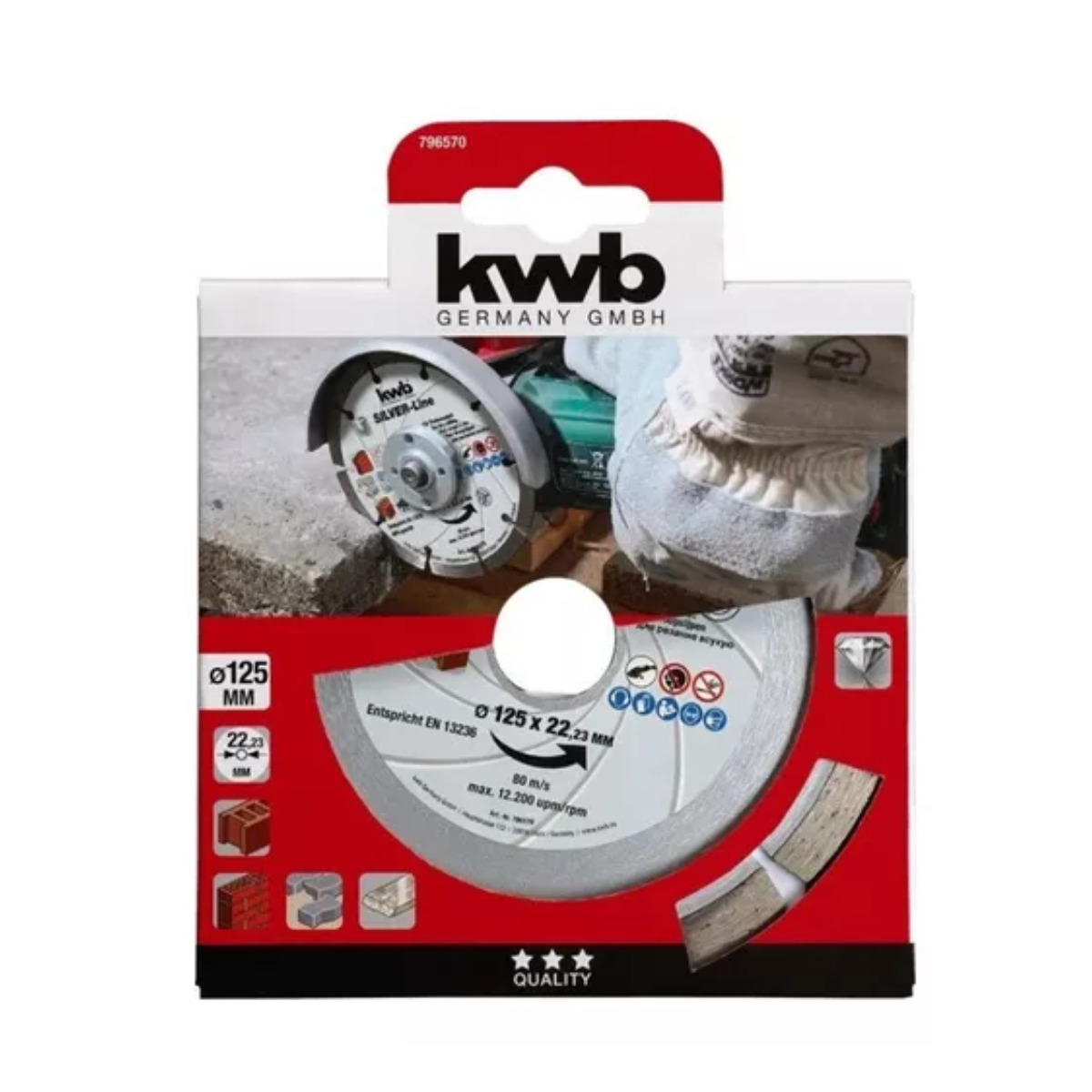 Disco Diamantado Segmentado Acanaladora De Muro 125mm 5 PuLG – Espacio ...