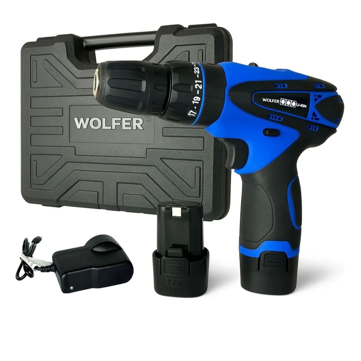 Taladro Atornillador Inalambrico 12v Wolfer con 2 Baterías – Espacio ...